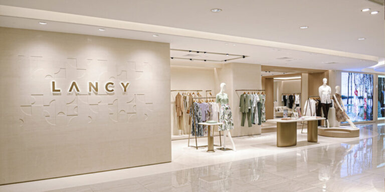 Rebranding of Chinese women's fashion brand "LANCY" and branding design ...