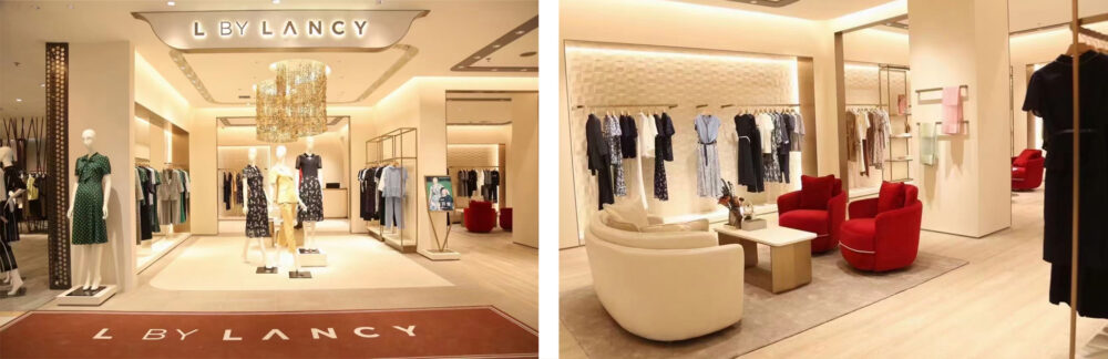 Rebranding of Chinese women's fashion brand "LANCY" and branding design ...